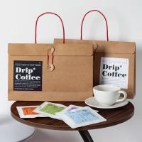 China Recyclable Vintage Kraft Paper Gift Bags with Rope Closure for sale