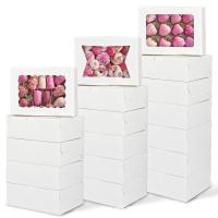 China Custom Window Bakery Gift Box for Cookies Macarons Donuts for sale