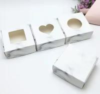 China Eco-Friendly Kraft Soap Boxes with Clear or Heart-Shaped Windows for sale