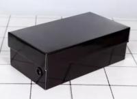 China Custom Black White Kraft Corrugated Shoe Boxes with Logo for sale