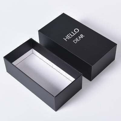 China Custom Thickened Hard Lid Gift Packaging Box White Paperboard for sale
