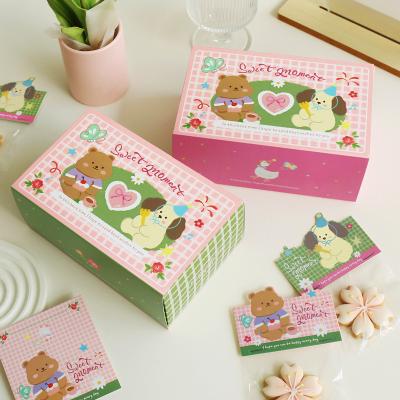 China Custom Printed Spring Dessert Box with Pull-Out Drawer for sale