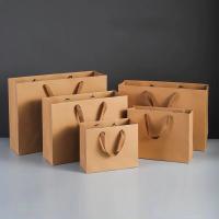 China Custom Printed Eco Kraft Paper Gift Bags for Retail Packaging for sale