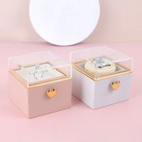 China Brown Cardboard Gift Box Fold and Tuck Closure Custom Design for sale