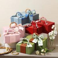 China Custom Luxury Wedding Gift Box with Foil Logo Printing for sale