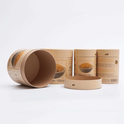 China Custom Kraft Paper Cylindrical Box for Aromatherapy Packaging for sale