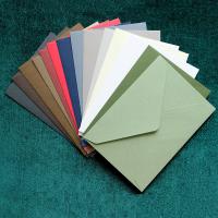 China Pure Color Retro Simple Multi-Color Kraft Paper Greeting Card Invitation Envelope Storage Envelope for sale
