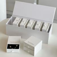 China Magnetic Book Style Jewelry Box Premium Gift Packaging Large Capacity Display Case for sale