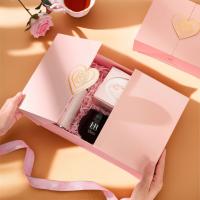 China Pink Gift Boxes Festival Ideal For Gifting To Girls High End Red Wedding Favor Boxes for sale