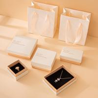 China Valentine's Day Jewelry Packaging Boxes Fashionable Hot Stamped Logo Gift Necklaces Accessories for sale