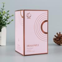 China Custom Printed UV Coated Perfume Packaging Boxes White Cardboard Fragrance Boxes for sale