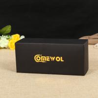 China Black Paper Sock Packaging Boxes with Hot Stamped Gold/Silver Logo Foldable Drawer for sale