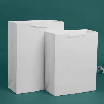 China Pure White Luxury Garment Bags Premium Clothing Store Packaging With Custom LOGO Printing for sale