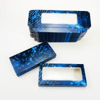 China Colorful Eyelash Cardboard Boxes Pair Pack Eyelash Storage Packaging Boxes for sale