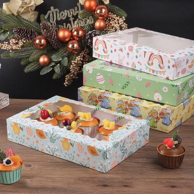 China Customize Packaging Boxes Cookies Biscuits Baked Goods Candies Desserts Cakes for sale