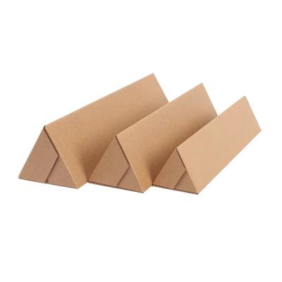 China Long Item Shipping Boxes Space Saving Triangular Corrugated Packaging Ideal For Broom Mops Umbrellas for sale