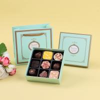 China Sweetheart 9 Piece Chocolate Gift Set Premium Mint Green Valentines Collection Gold Accent Box for sale