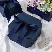 China Creative Octagonal Gift Box Empty Packaging For Business Wedding Favors Lipsticks Gifts for sale