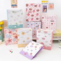 China New Cute Cartoon Vertical Gift Bag Holiday Gift Packaging Paper Bag Souvenir Return Gift Handbag for sale
