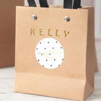 China Kraft Paper Tote Bag Customizable Printed Packaging For Insulated Cups Jewelry Boxes & Gifts for sale