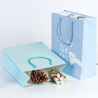 China Large Vertical Cartoon Gift Bag Birthday Gift Packaging Paper Bag Shopping Clothes Bag for sale