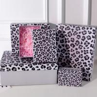China Customizable Gift Boxes With Leopard Print Lids For Birthday Gifts In Various Sizes for sale