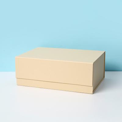 China One Piece Folding Gift Box Premium Rigid Cardboard With Magnetic Closure Festival Packaging Customizable Elegant Presentation for sale