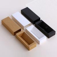 China Custom Printed Perfume Packaging Boxes Kraft White Card And Black Card Options With Gold Foil Stamping for sale