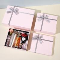 China Bow Decoration Gift Box Wholesale Birthday Gift Box Cosmetics Custom Packaging Gift Box for sale