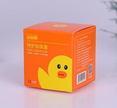 China Printed Paper Box For Snow Cream Pearl Cream Skin Care Products Hand Cream And Face Cream for sale