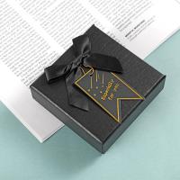 China Custom Rigid Gift Box Black Paper Board Tiandi Box Jewelry Gift Box for sale
