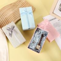 China Rectangular Gift Box With Lid And Simple Bow Decoration Paper Box Manufacturers Wholesale for sale
