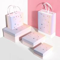 China Gradient Design Gift Box With Top And Bottom Cover Holiday Gift Box Packaging Box Gift Box for sale