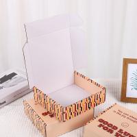 China Printed Corrugated Paper Box, Corrugated Custom Clothing Packaging Express Airplane Box Thickened for sale