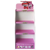 China Wholesale Snack Paper Shelves Merchandise Display Rack Supermarket Corrugated Paper Display Rack for sale