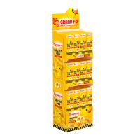 China Cardboard Display Rack Merchandise Promotional Paper Shelf Snack Toy Display Rack for sale