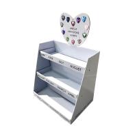 China Cosmetic And Daily Necessities Paper Shelves, Food And Beverage Corrugated Paper Display Racks for sale