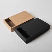 China Customized Kraft Paper Food Packaging Box Drawer-Style Retro Gift Box Biscuit Cake Box for sale