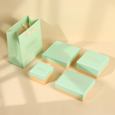China Exquisite Jewelry Box With Lid And Letter Packaging For Simple Ring Jewelry Gift Box Wholesale for sale