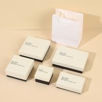 China Jewelry Packaging Simple Letter Storage Earring Necklace Gift Box Packaging Gift Box for sale