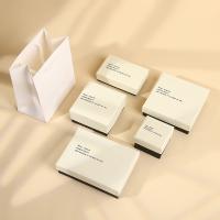China Jewelry Packaging Simple Letter Storage Earring Necklace Gift Box Packaging Gift Box for sale