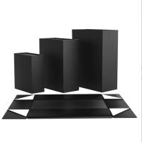 China Customizable One Piece Folding Gift Box With Magnetic Flip Top And Logo Imprint Perfect For Gifting for sale