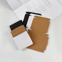 China Kraft Paper Jewelry Packaging Box Necklace Earrings Box Wholesale Folding Box for sale