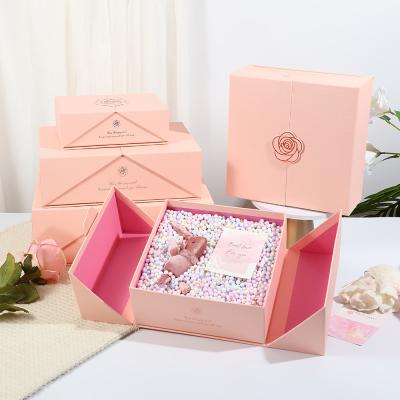 China Double-Opening Gift Box For Chinese Valentine'S Day Empty Gift Box For Holiday Gift Packaging for sale