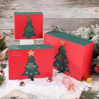 China Flip-Top Exquisite Christmas Gift Box Souvenir Gift Box Scarf Christmas Eve Gift Packaging Box for sale