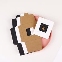 China Hollow Wrapping Paper Cardboard Jewelry Bag Display Card Box Jewelry Cardboard Box for sale