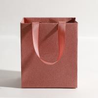 China Exquisite Jewelry Packaging Bags Gift Bags High-Quality Paper Bags With Customizable Logos for sale