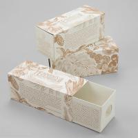 China Custom Tea Paper Box Special Paper Hot Stamping Drawer Style Packaging Box for sale