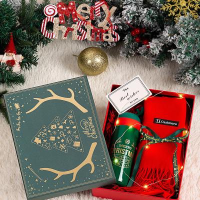 China Customizable Christmas Birthday And Christmas Eve Rigid Gift Box Ideal For Apples Candies And More for sale