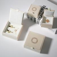 China Nordic Velvet Jewelry Box Gold Foil Ring Display Case Luxury Packaging Plush Lining Magnetic Closure Jewelry Gift Box for sale